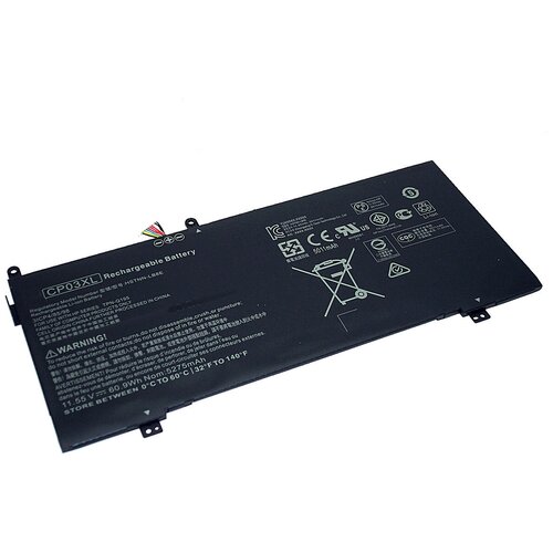 Аккумуляторная батарея для ноутбука HP Spectre x360 13 (CP03XL) 11.55V 5275mAh