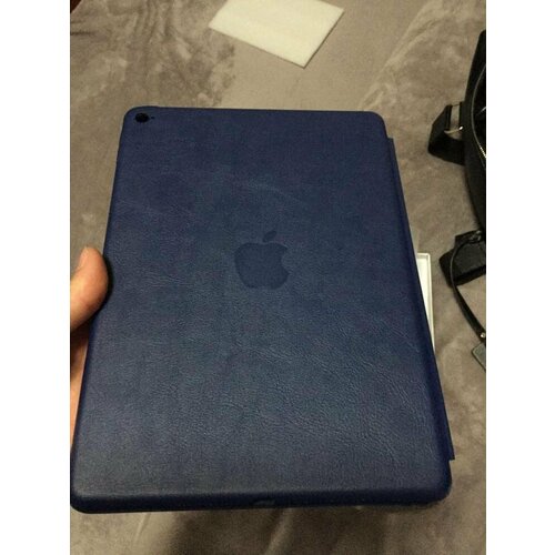 Чехол обложка MyPads для Apple Smart Case для iPad Pro 12.9 (2017, 2015) синий кожаный