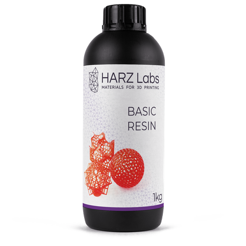 Фотополимерная смола HARZ Labs Basic Resin LCD/DLP красный 1 л