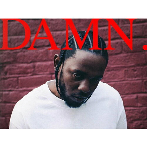 Плакат, постер на бумаге Kendrick Lamar: DAMN/Кендрик Ламар/музыкальные/поп исполнитель/артист/поп-звезда/группа. Размер 21 х 30 см