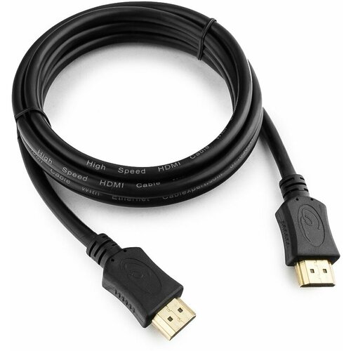 Набор из 3 штук Кабель HDMI Cablexpert CC-HDMI4L-6, 1,8 м, v2.0, 19M/19M, серия Light, черный, позолоченные разъемы, экран