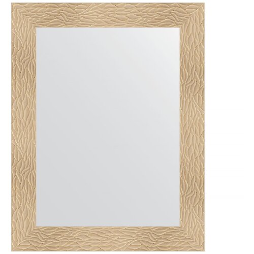 Зеркало в багетной раме поворотное Evoform Definite 70x90 см, золотые дюны 90 мм (BY 3181)