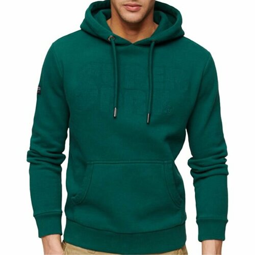 Худи Superdry VINTAGE CORE SOURCE HOOD, размер S, зеленый