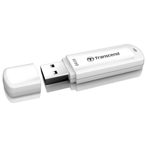 Флеш-память Transcend JetFlash 730, 64Gb, USB 3.1 G1, бел, TS64GJF730