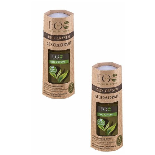 EO Laboratorie / Косметический набор / Дезодорант для тела DEO CRYSTAL "Кора дуба и зеленый чай" 50 мл, 2 шт.