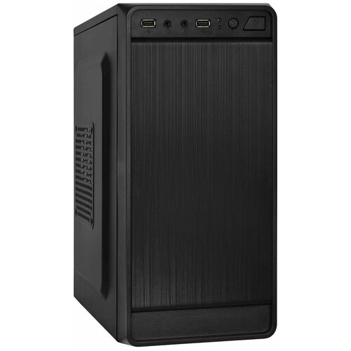 Корпус Exegate EX283124RUS Minitower ExeGate BAA-108 Black, mATX, , 2*USB, Audio