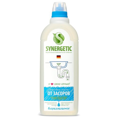 Жидкость для устранения засоров Synergetic, 750 мл, 810 г