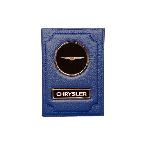 Обложка для автодокументов Chrysler 1-6-1440-10, синий