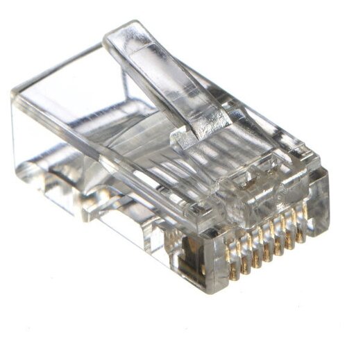 Коннектор разъем RJ45 (8p8c), cat. 5е, под витую пару UTP Ethernet Сетевые 20 штук