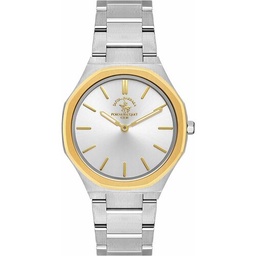 Наручные часы SANTA BARBARA POLO & RACQUET CLUB, серебряный, золотой