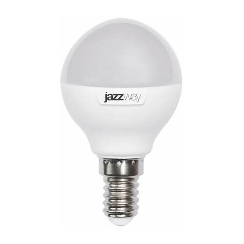 Лампа светодиодная PLED-SP-G45 7Вт шар 5000К холод. бел. E14 540лм 230В JazzWay 1027870-2 (50шт.)