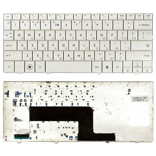 Клавиатура для ноутбука HP Compaq Mini 110c белая