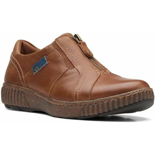 Полуботинки  Clarks, размер 36 EU, коричневый