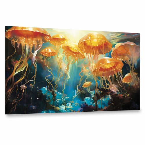 Интерьерная картина 100х60 "медуза"