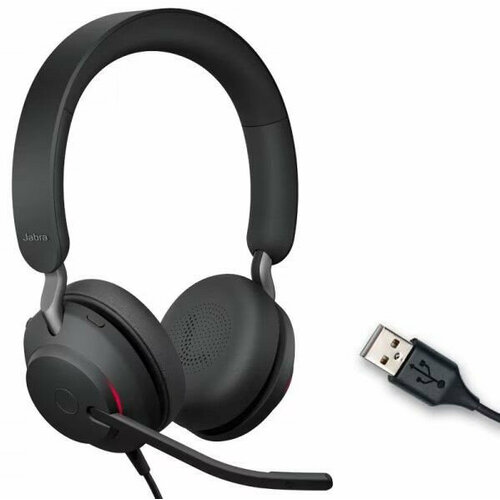 Jabra Evolve2 40 SE Stereo MS проводная гарнитура, USB-A ( 24189-999-999 )