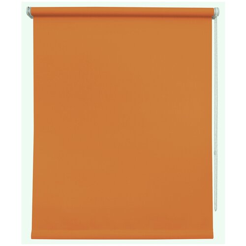 Рулонная штора 140х175 Лайт оранжевый