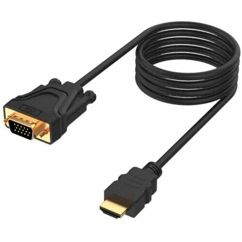 Кабель HDMI - VGA Onten OTN-5173D 1,5м черный