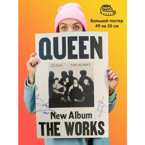 Постер плакат Queen Квин