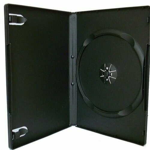 Коробка - футляр для DVD, CD диска, 190*135*9 мм, черный, 10 шт