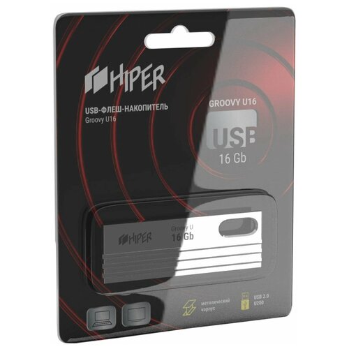 USB Flash Drive 16Gb - Hiper Groovy U HI-USB216GBU280S