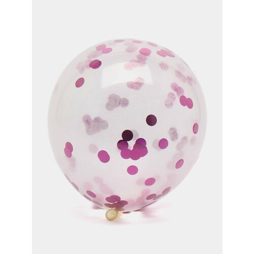 Воздушные шары с конфетти, Цвет Пурпурный