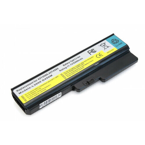 Аккумулятор для ноутбука LENOVO IdeaPad G555 5200 mah 11.1V