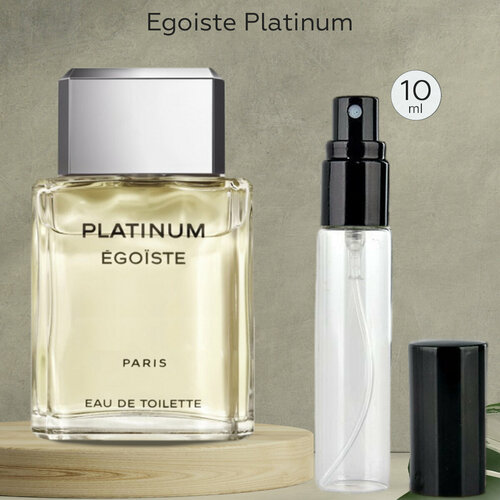 Gratus Parfum Egoiste Platinum духи мужские масляные 10 мл (спрей) + подарок