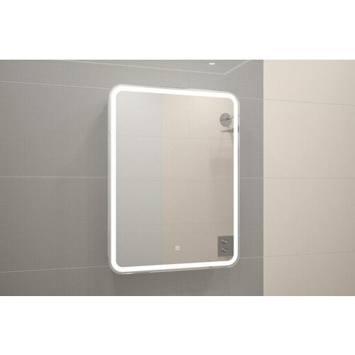 Misty элиот Зеркало-шкаф 600х800, правый с розеткой LED