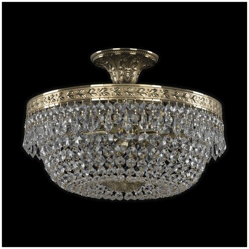 Люстра Bohemia Ivele Crystal 1901 19011/35IV G, E14, 160 Вт, кол-во ламп: 4 шт., цвет: золотой