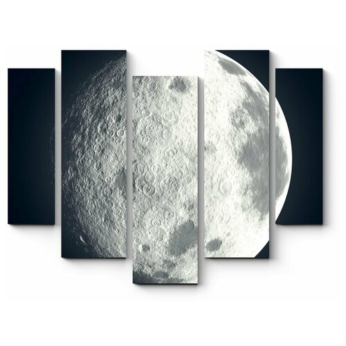Модульная картина Безупречная Луна 111x90