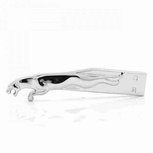 Подарочный USB-флеш-накопитель гепард сувенирная флешка металл 64GB