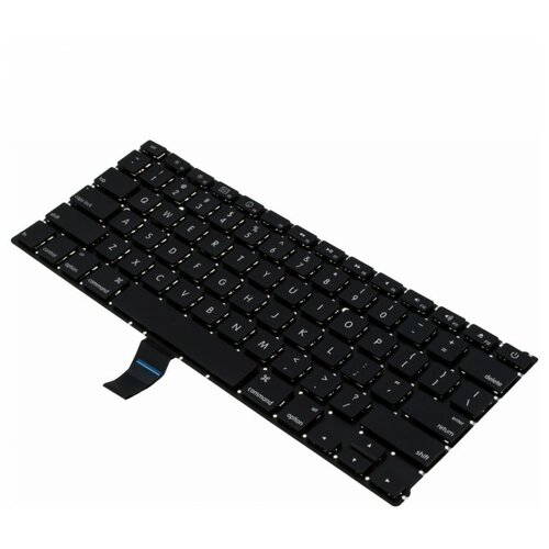 Клавиатура для ноутбука Apple MacBook Air 13 (A1369) (2010) (горизонтальный Enter / английская раскладка) черный