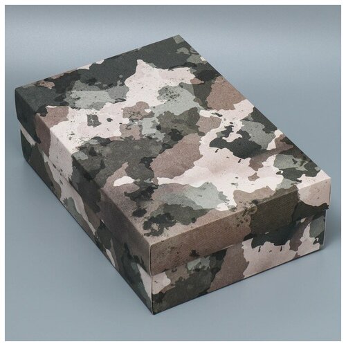 Коробка складная «Хаки», 30 × 20 × 9 см