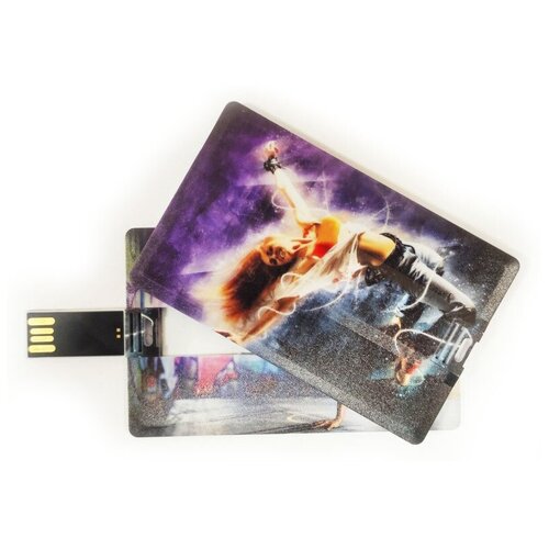 Подарочный USB-накопитель танцы оригинальная флешка пластиковая карта 32GB