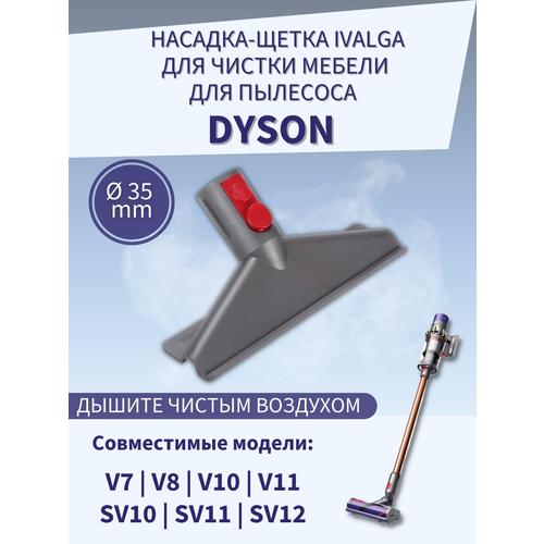 Щетка для чистки мебели для пылесоса Dyson V7/ V8/ V10/ V11/ SV10/ SV11/ SV12