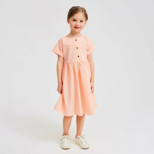 Школьное платье Minaku, размер 116, розовый