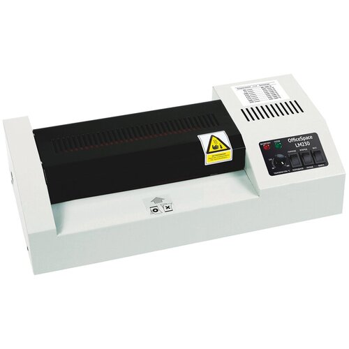 Ламинатор А4 для бумаги со скоростью 50 см в минуту / аппарат для ламинирования документов 50 - 250 мкм OfficeSpace LM230 / 4 вала