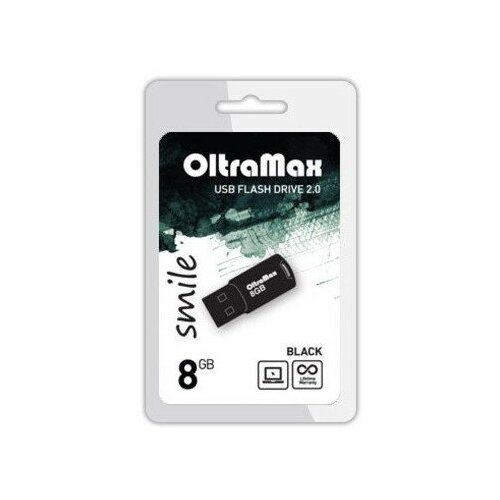 USB флэш-накопитель OLTRAMAX 8GB Smile USB2.0 черный