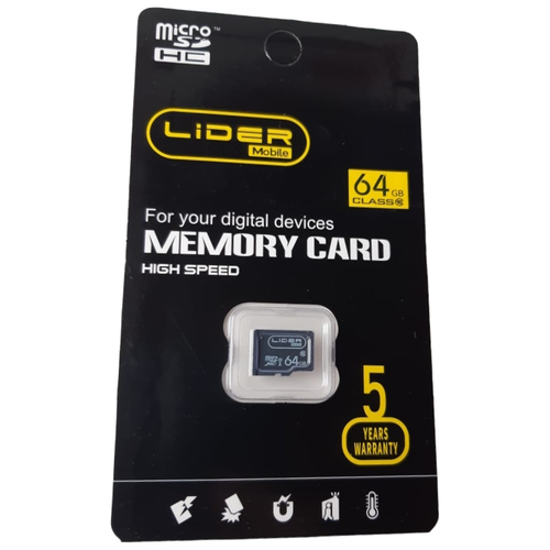 Карта памяти/MEMORY CARD/MICRO SD/CLASS 10./64GB