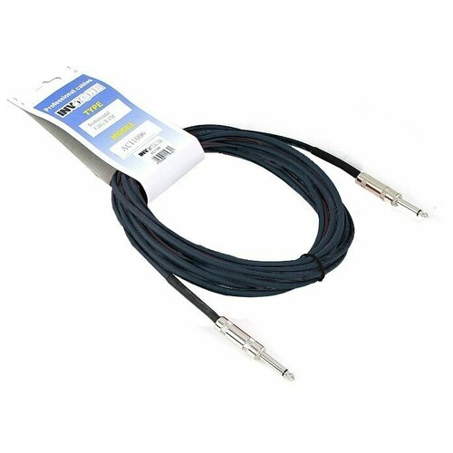 Invotone ACI1003/BK - инструментальный кабель, 6.3 mono Jack-6.3 mono Jack 3 м (черный)