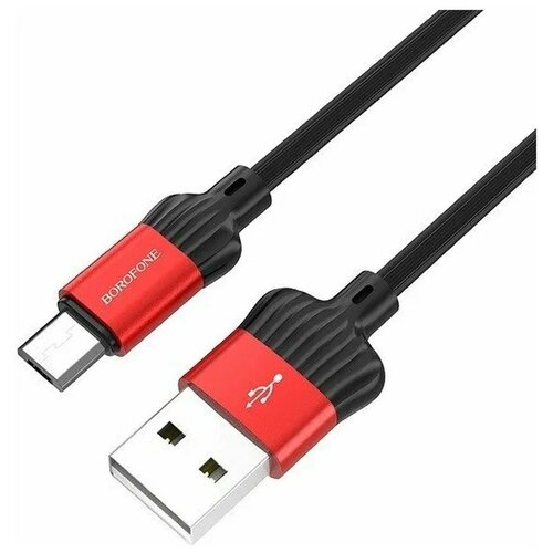 Кабель USB - микро USB Borofone BX28 Dignity, 1.0м, цвет красный
