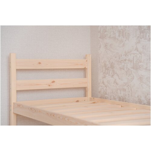Односпальная кровать " Афина" / Деревянная односпальная кровать, 190*80 см