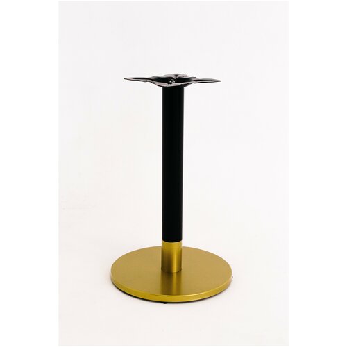 Подстолье Barcelona Gold (опора металлическая, ножка для стола из стали, подстолье из металла, лофт)
