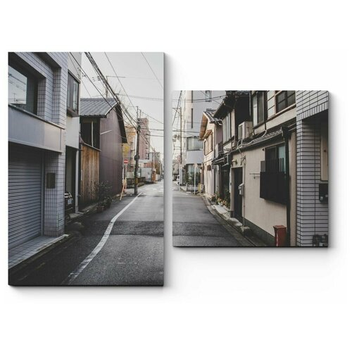 Модульная картина Узкие улочки Киото90x68