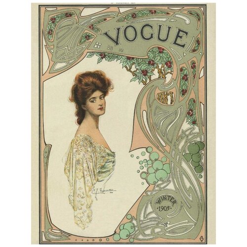 Постер / Плакат / Картина Vogue - Поздняя осень 50х70 см в подарочном тубусе