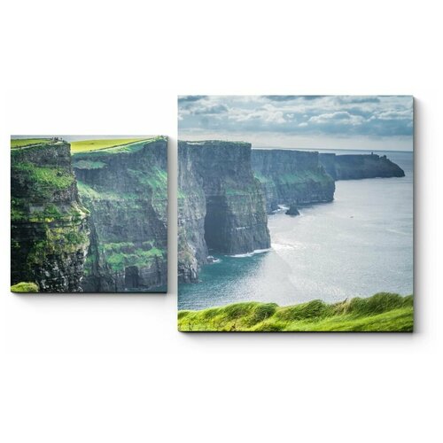 Модульная картина Двухсотметровые скалы Ирландии 90x54