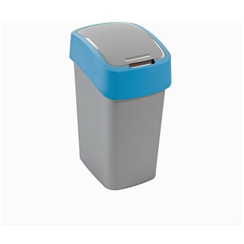 Контейнер для мусора FLIP BIN 50л голубой, CURVER