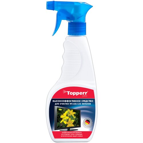 Topperr 3001 чистящий спрей для экрана, 500 мл, белый