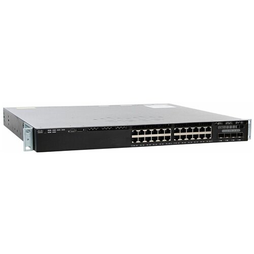 Коммутатор CISCO Catalyst 3650 24 Port Data 4x1G Uplink IP Services (WS-C3650-24TS-E)