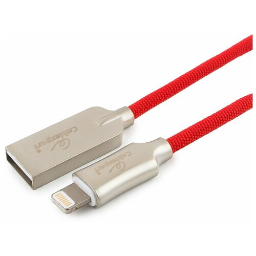 Аксессуар Gembird Cablexpert Platinum USB AM/Lightning 1m Red CC-P-APUSB02R-1M